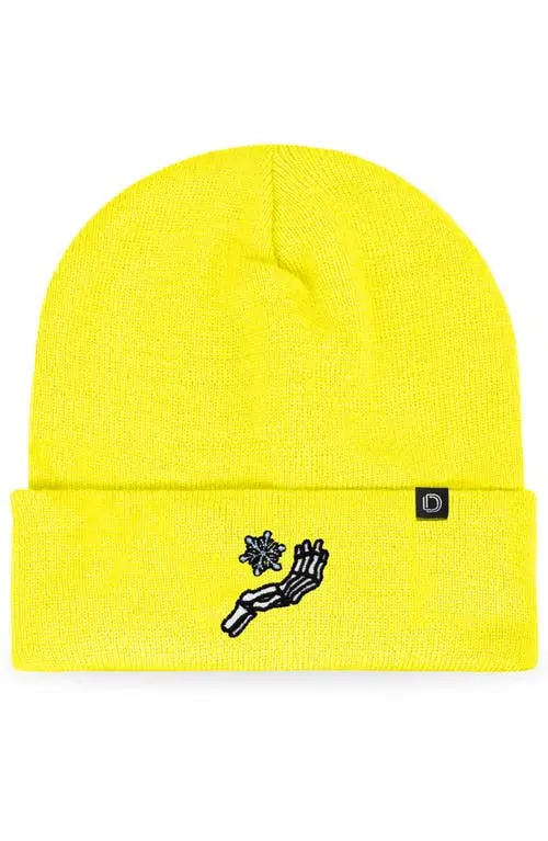 DALIX Knit Beanie - Neon Yellow