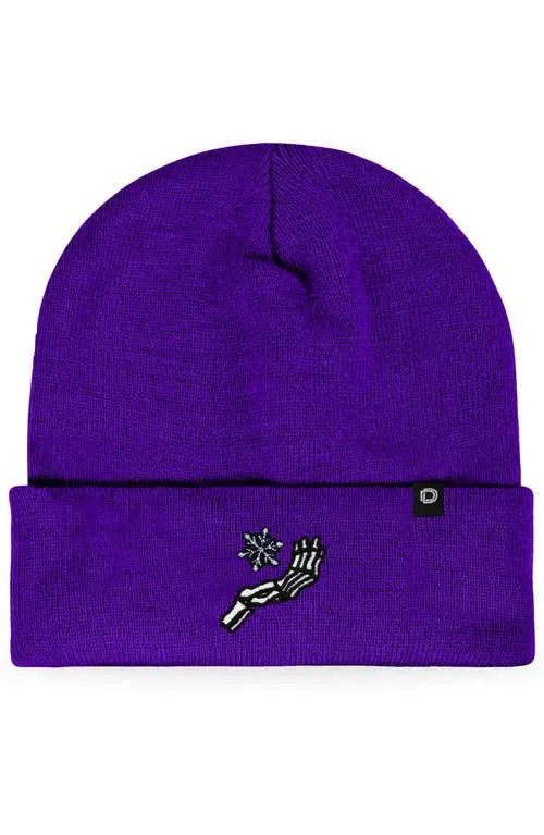 DALIX Knit Beanie - Purple