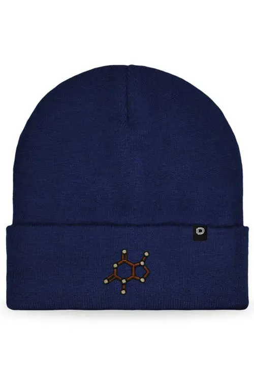 DALIX Molecule Beanie - Navy Blue