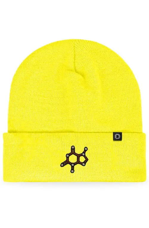 DALIX Molecule Beanie - Neon Yellow