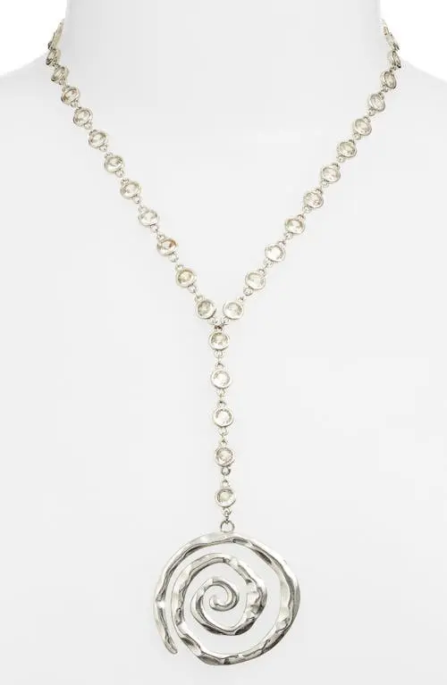 VIDAKUSH Swirl Pendant Y-necklace