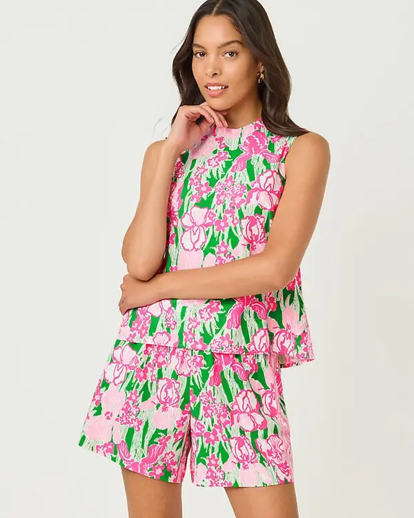 LILLY PULITZER 5' Bal Harbour Short - Putting Green Hannah Engineered