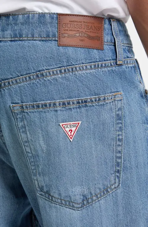 Guess G16 Relaxed Straight Leg Jeans - Light Blue