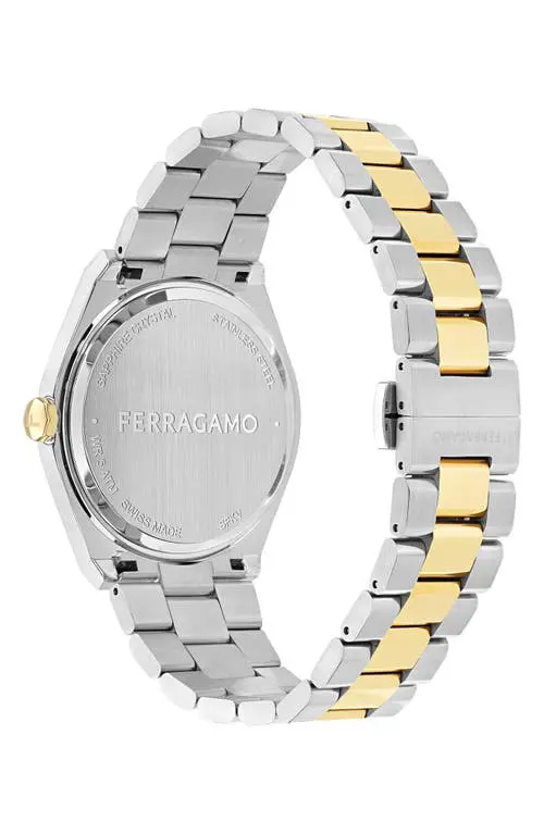 FERRAGAMO Vega Two-tone Bracelet Watch - Two Tone
