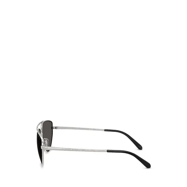 Ralph Lauren Western Pilot Aviator Sunglasses - Shiny Silver