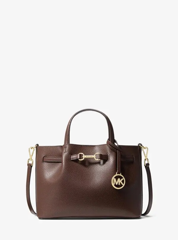 Michael Kors Carson Small Pebbled Leather Satchel