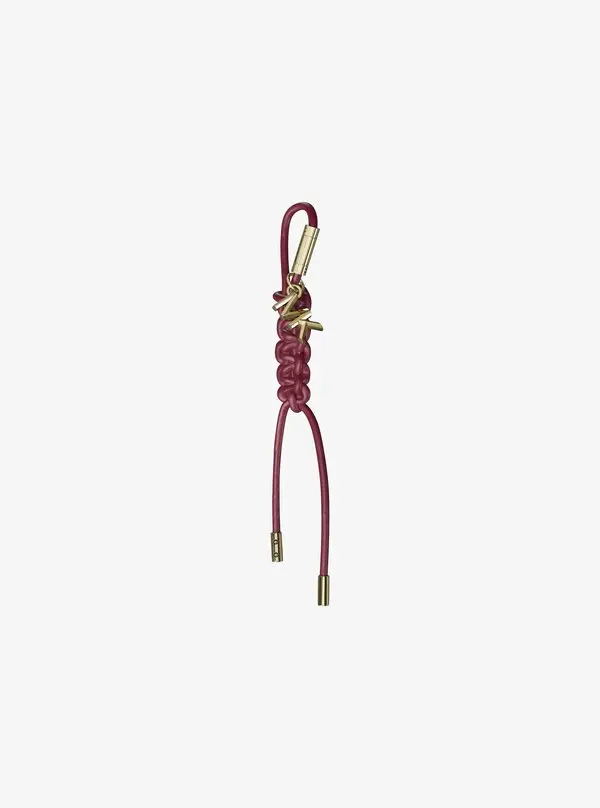 Michael Kors Braided Cord Bag Charm - Purple