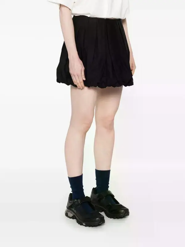 Pinko Poplin Mini Skirt - Black