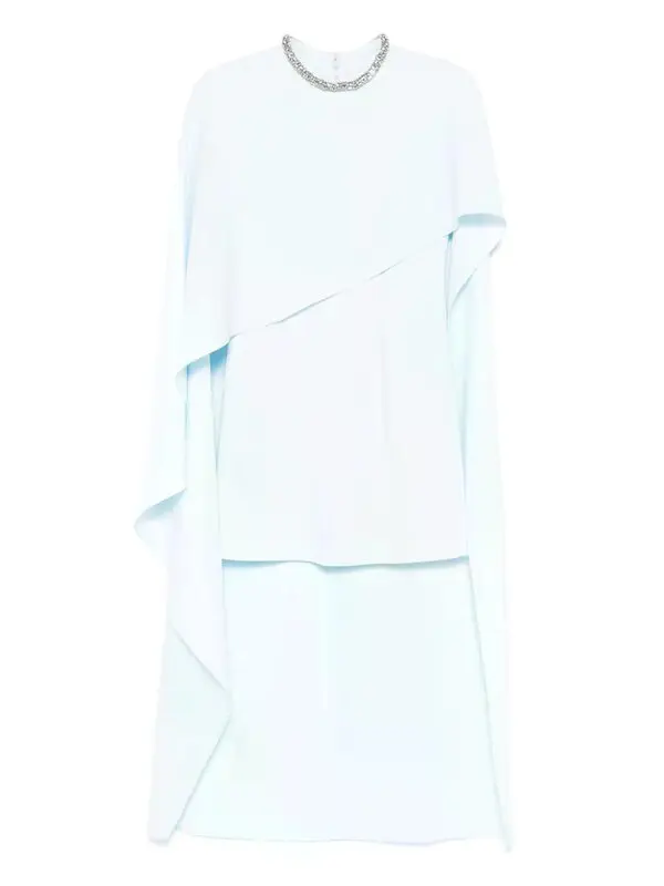Roland Mouret Cady Mini Dress - Blue