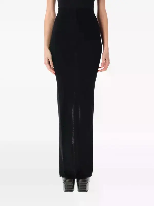 Rick Owens Pillar Skirt - Black