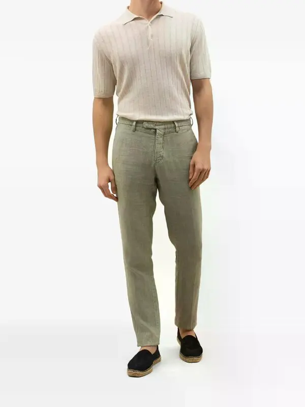 Boglioli Linen Chino Trousers