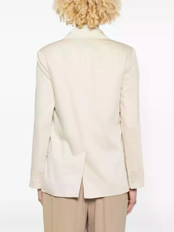 JOSEPH Jaden Double-breasted Blazer - Neutrals