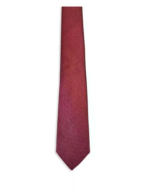 FERRAGAMO 3-zero Neck Tie - Red