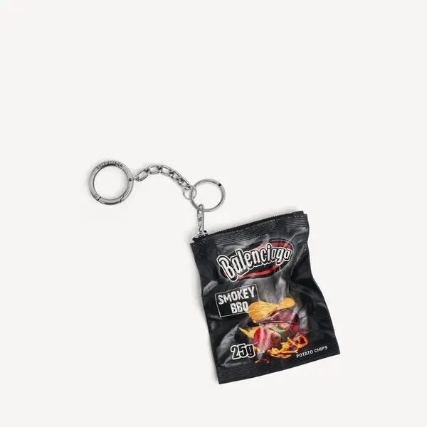 Balenciaga Charm/keychain Chips - Black
