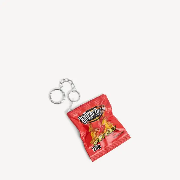 Balenciaga Charm/keychain Chips - Red