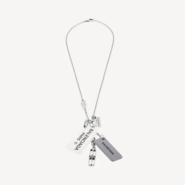 Balenciaga All Access Necklace - Silver