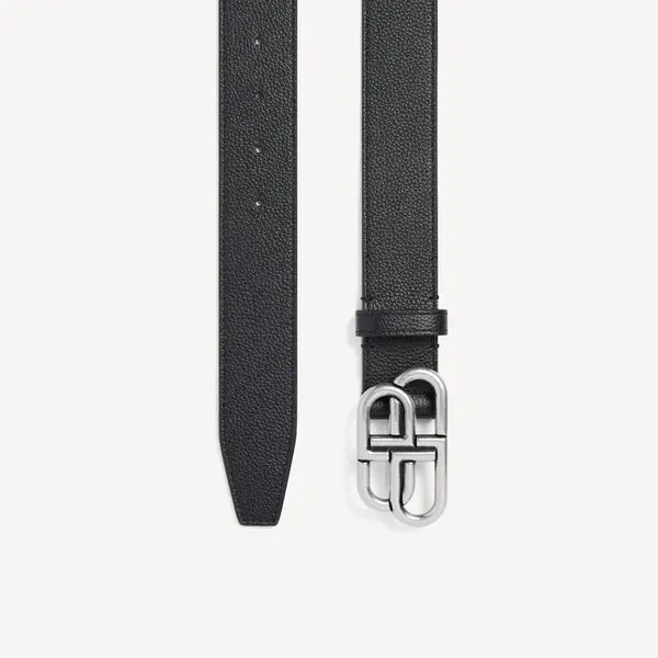 Balenciaga Bb Large Belt - Black