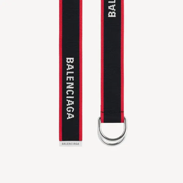 Balenciaga D Ring Belt - Black
