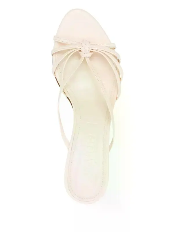 AeydĒ 50mm Leather Sandals - Neutrals