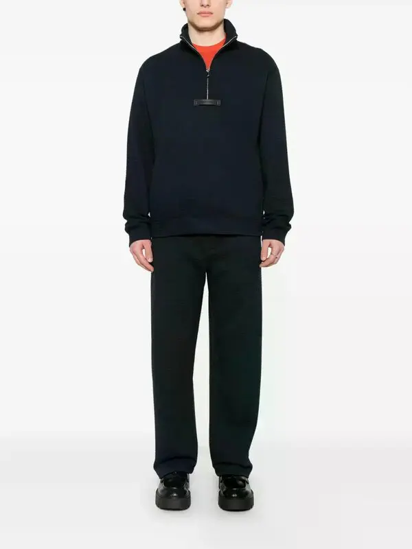 Emporio Armani Waffle-knit Trousers