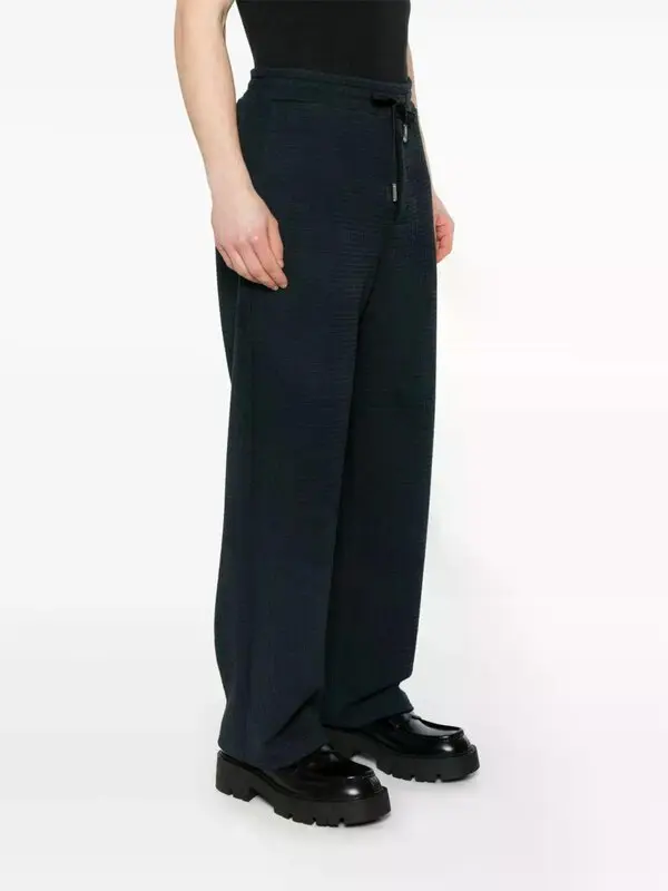 Emporio Armani Waffle-knit Trousers