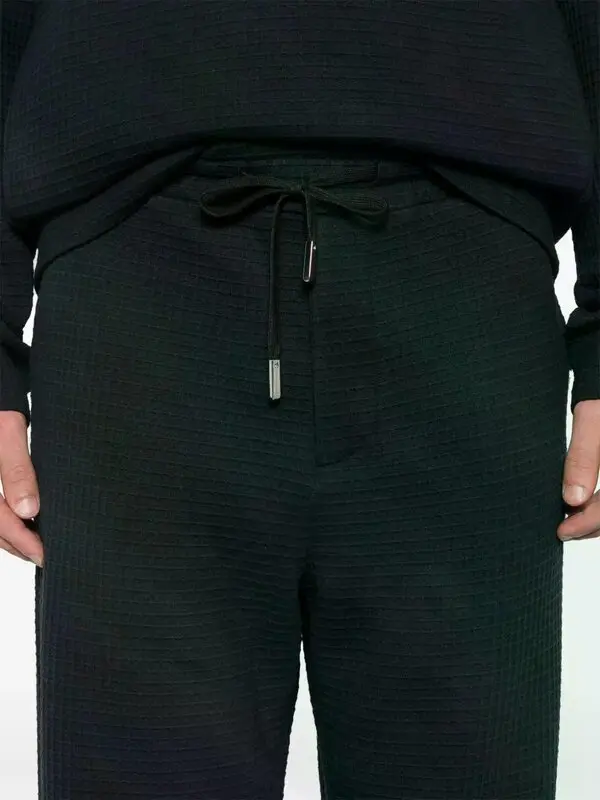 Emporio Armani Waffle-knit Trousers