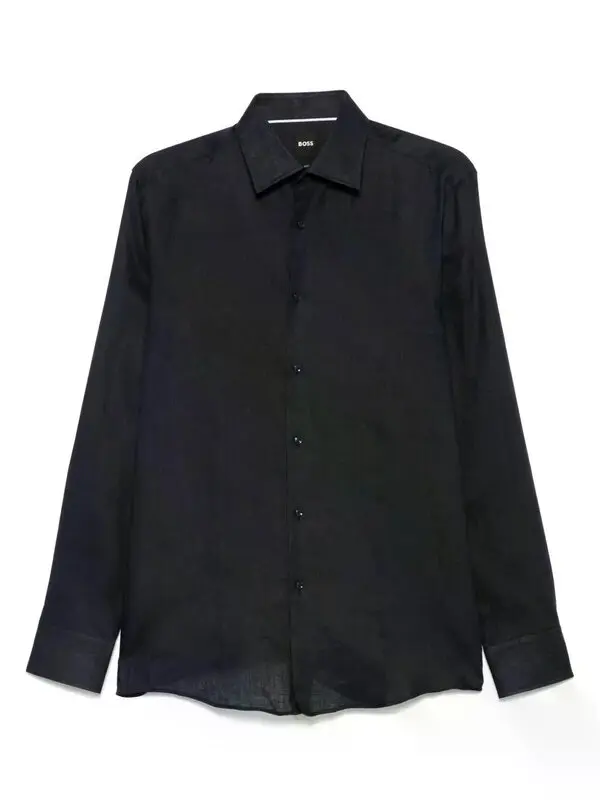 BOSS Linen Shirt - Blue