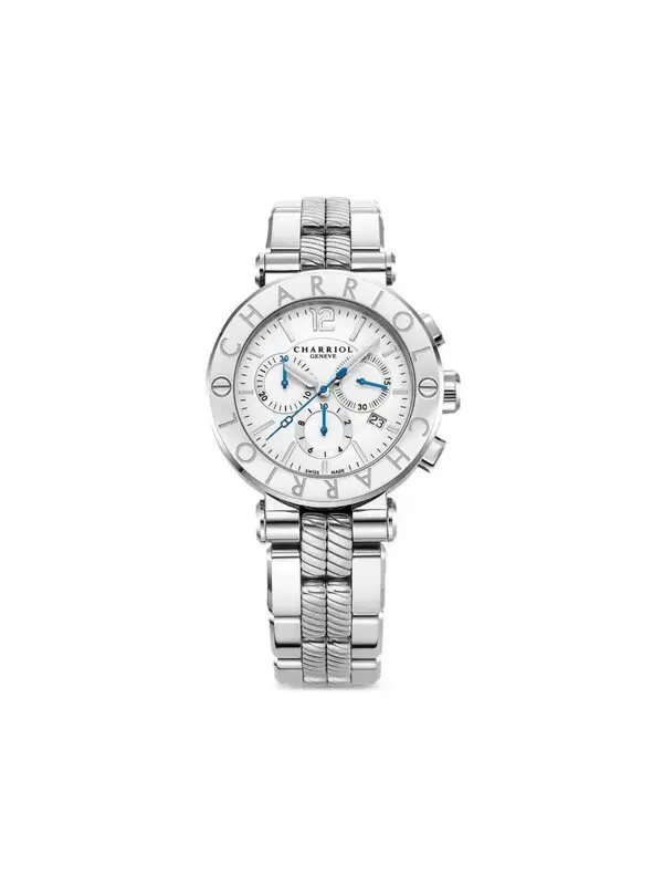 CHARRIOL Navigator Cruise 41mm Chronograph Watch - White