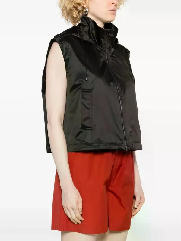Fendi Satin Gilet - Black