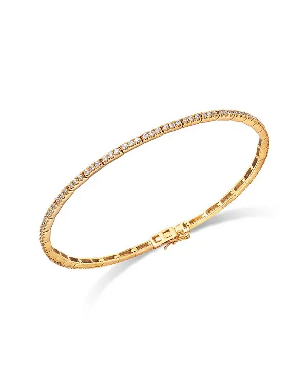 Bloomingdale'S Diamond Tennis Bracelet 1.0 Tcw - Gold