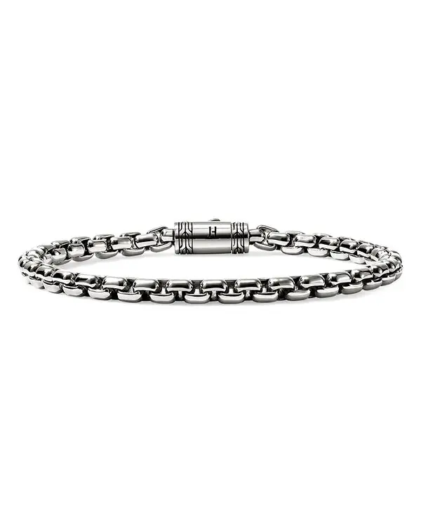 John Hardy Sterling Box Chain Bracelet - Silver