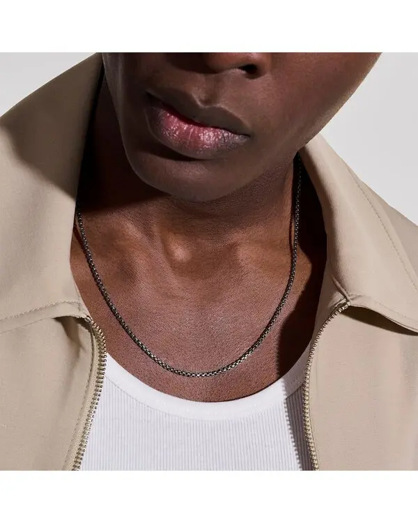 John Hardy Box Chain Necklace - Silver
