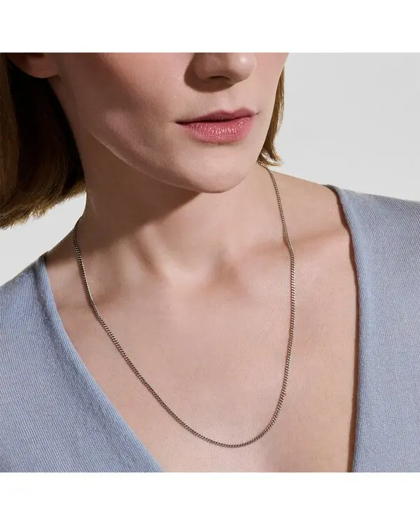 John Hardy Sterling Curb Link Chain Necklace