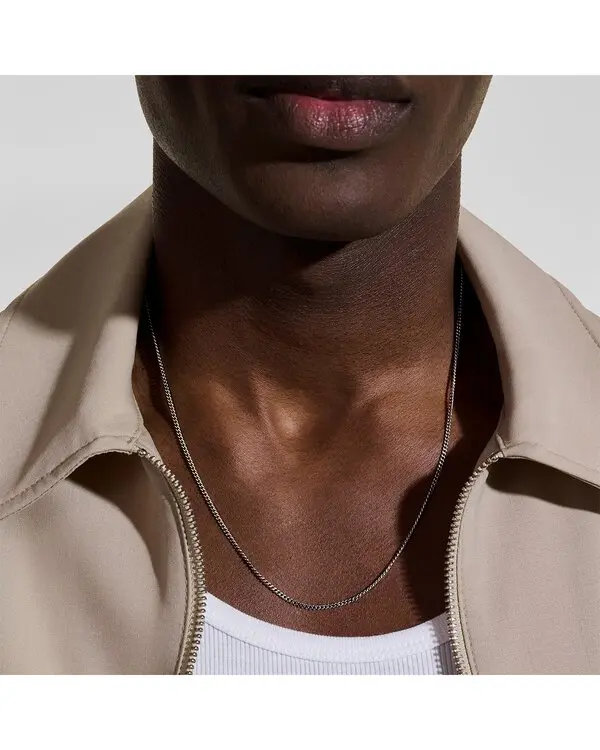 John Hardy Sterling Curb Link Chain Necklace