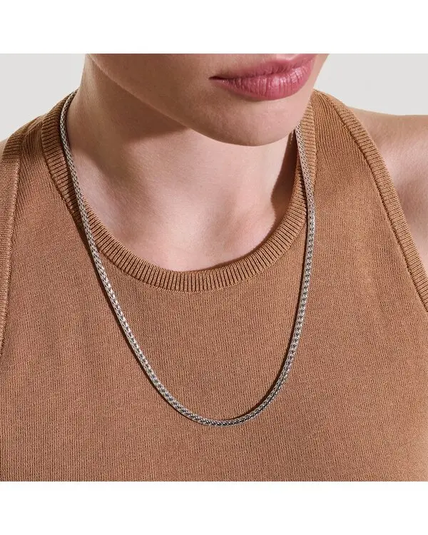 John Hardy Chain Icon Mini Necklace - Silver