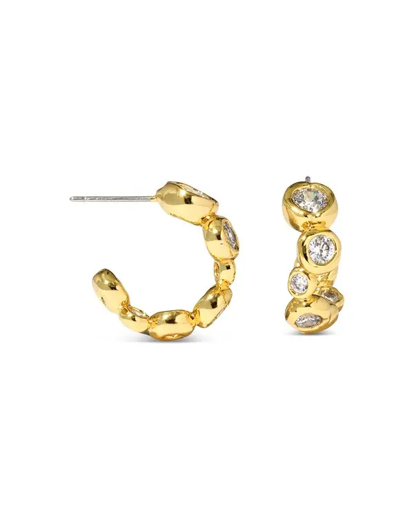 Alexis Bittar Asterales Cubic Zirconia Hoop Earrings
