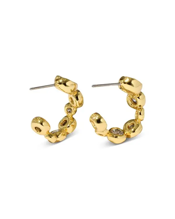 Alexis Bittar Asterales Cubic Zirconia Hoop Earrings