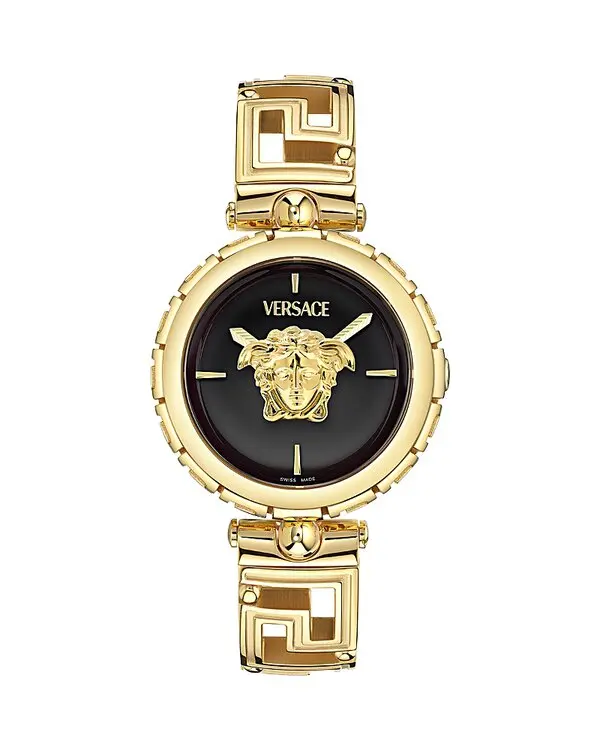 Versace Medusa Jewel Watch - Black/gold