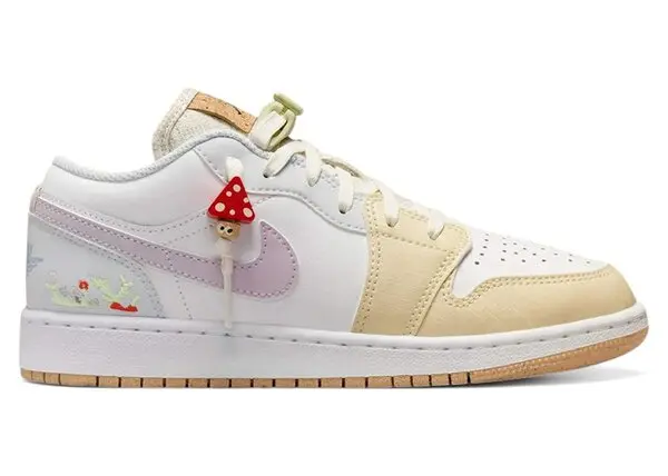 JORDAN 1 Low Mushroom Sneakers