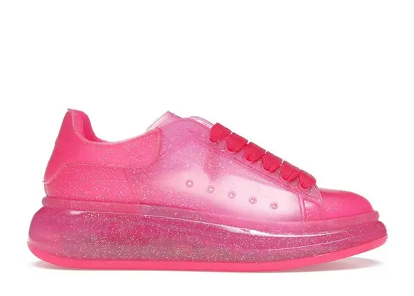 Alexander McQueen Oversized Glitter Sneakers