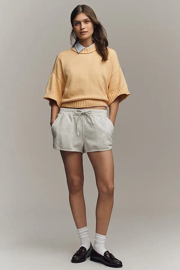 Anthropologie Goldie 100% Cotton Sweater - Pink