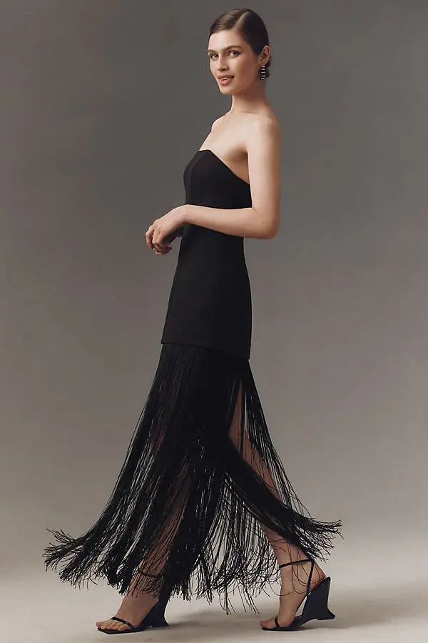 chinese dress ladies Eden Strapless Maxi Dress
