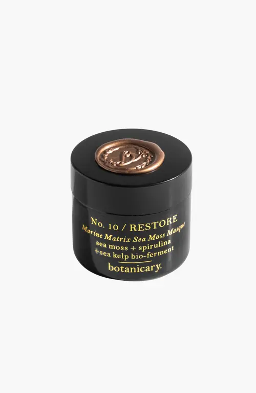 BOTANICARY No. 10 Restore Marine Matrix Sea Moss Masque - Black