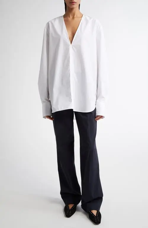 TOTEME Pleated Straight-leg Trousers - Nightfall