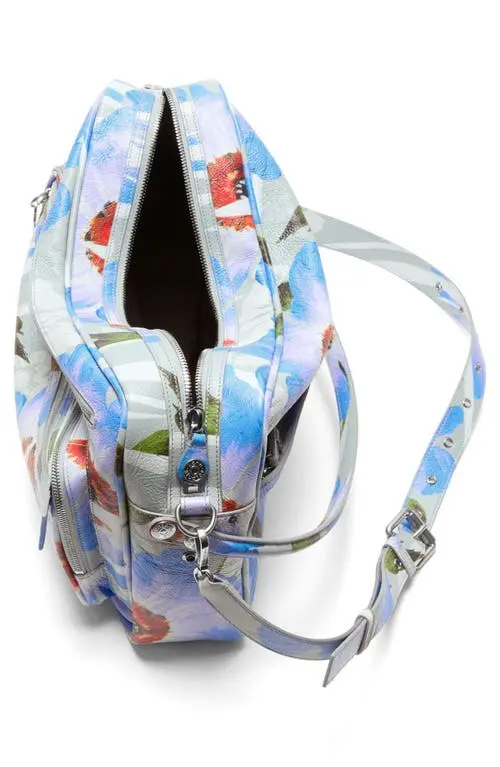 Acne Studios Medium Camero Leather Shoulder Bag - Blue