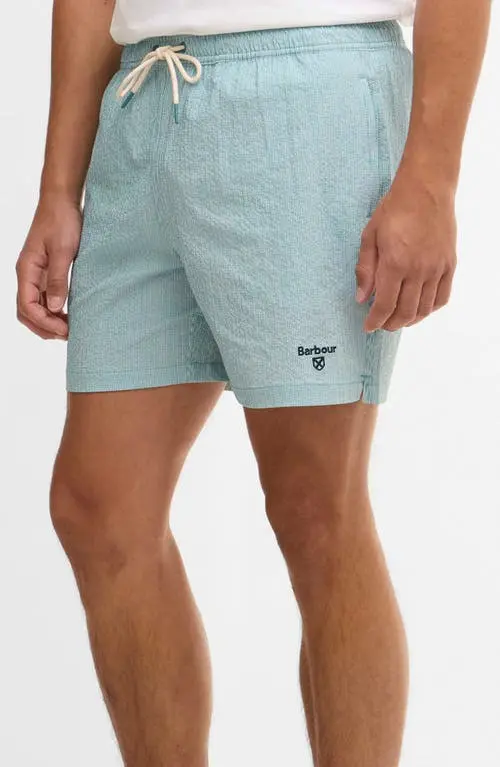 Barbour Somerset Swim Trunks - Light Teal