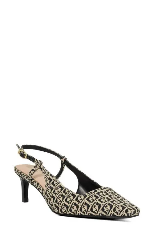 Dune London Dancing Slingback Kitten Heel Pumps - Black