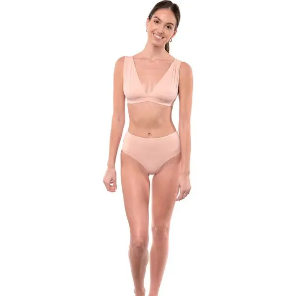 SAUIPE Natalie Bikini Top - Pink Blush