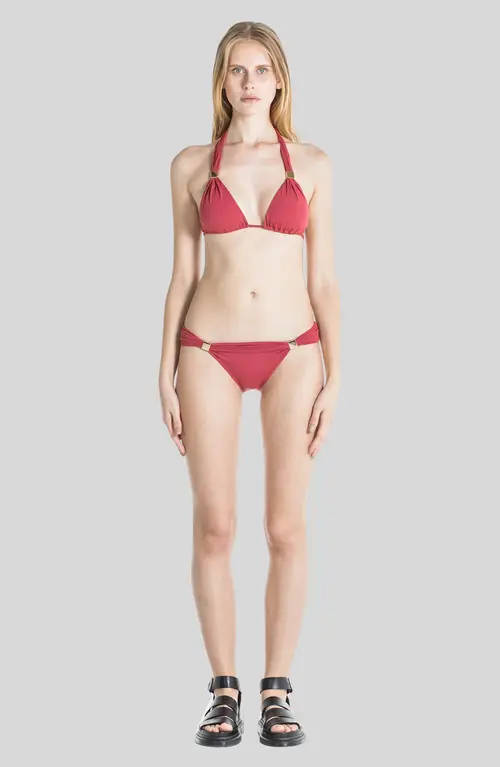 SAUIPE Nina Classic Bikini Bottom - Terracotta