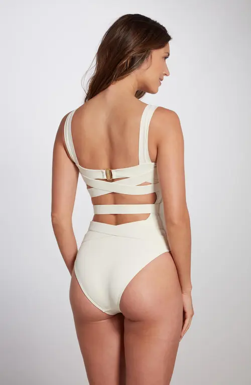 SAUIPE Donatella One-piece Swimsuit - Ivory